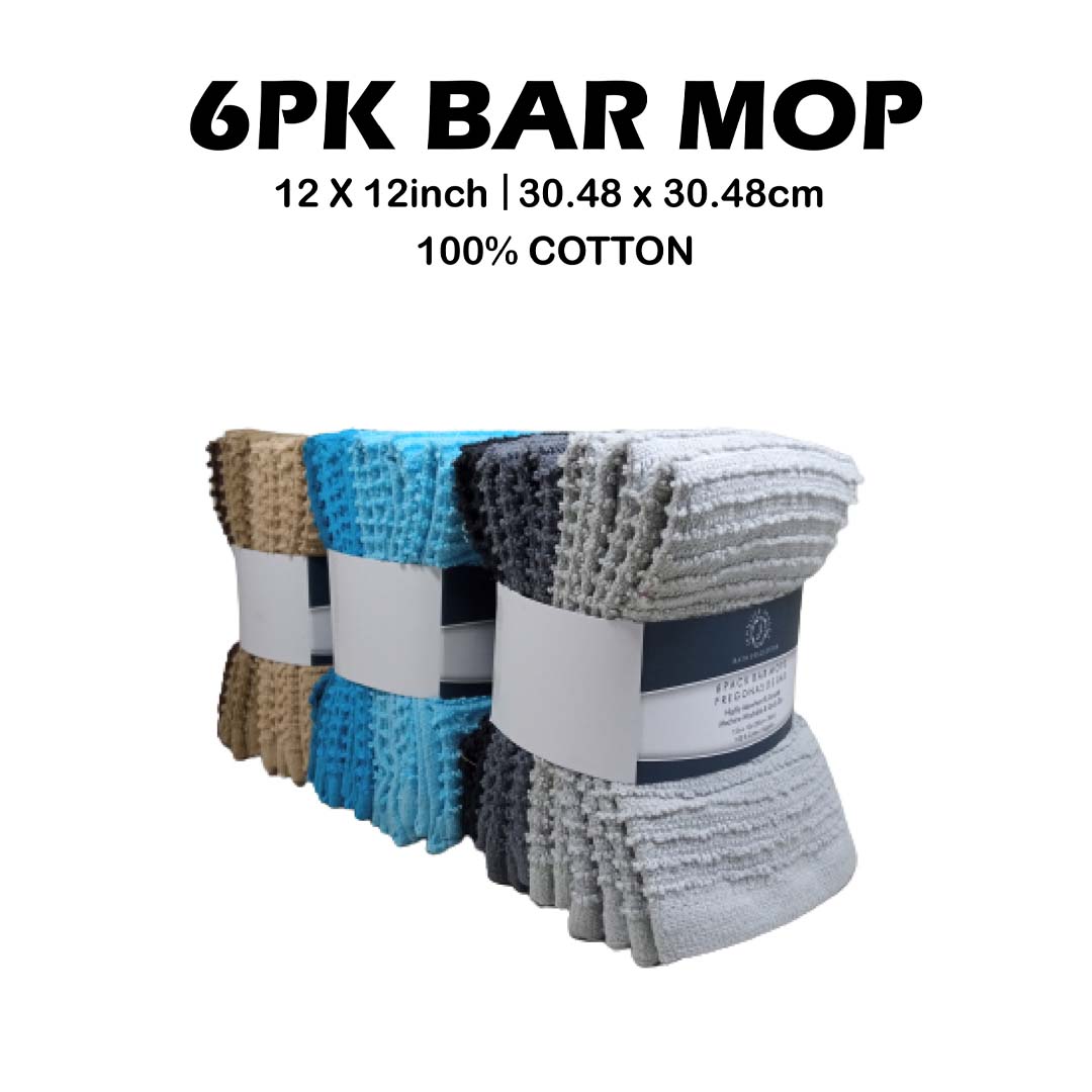 Wholesale 6PK BAR MOPS 12 X 12 MASTER 60 20407 (SKU20407) alpinenetcorp.com