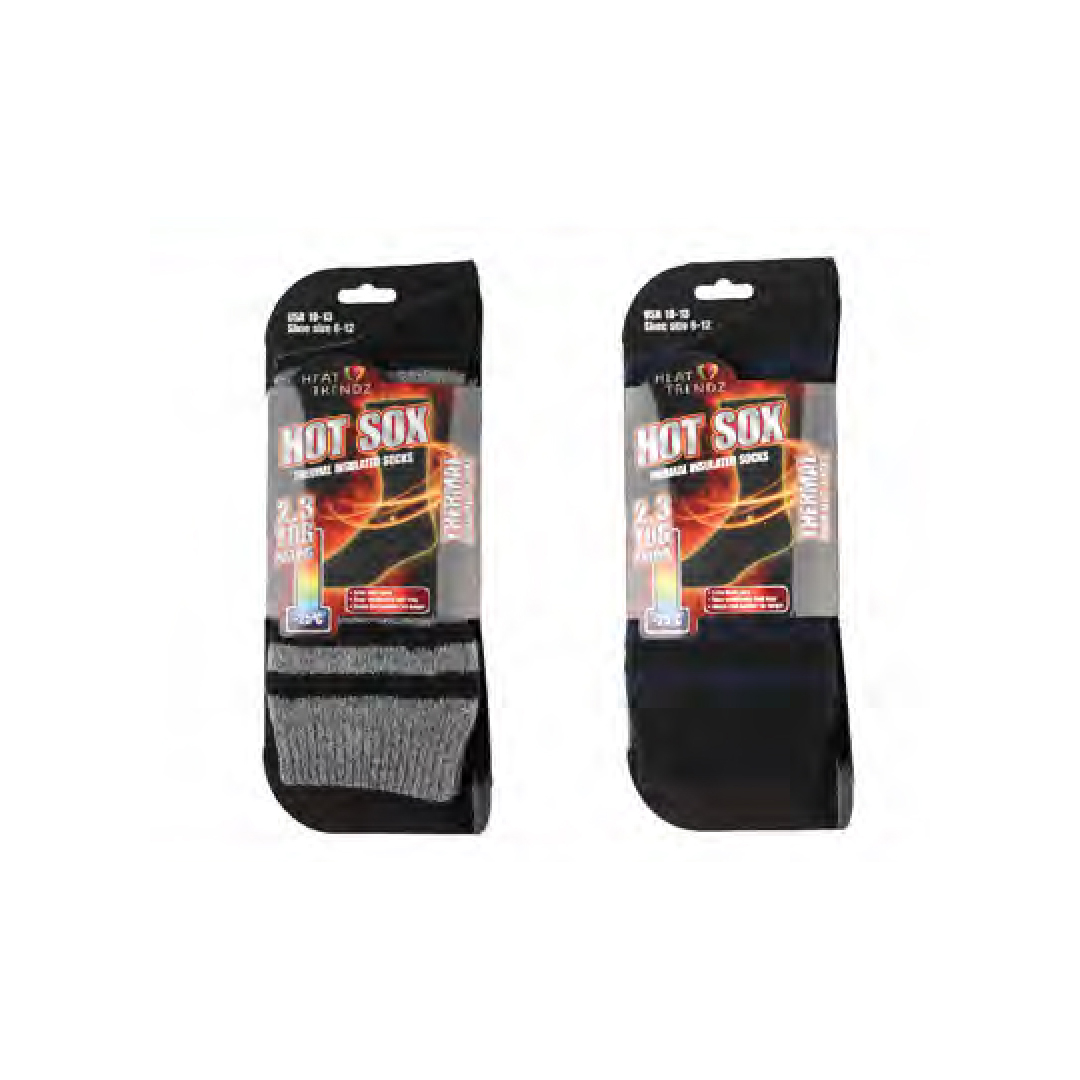 Wholesale Mens Heated Sox Socks Thermal Keeps Feet Warmer Longer Value ...